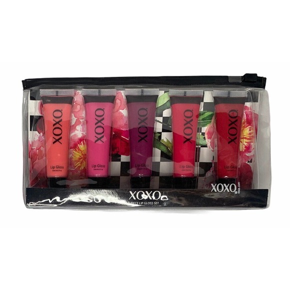 XOXO | Makeup | New Xoxo 5 Piece Lip Gloss Gift Set Pink Red Coral Plum ...